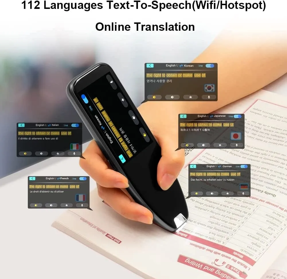 2023-Scanning-Pen-Earphone-Dictionary-Translation-Pen-Scanner-Text ...