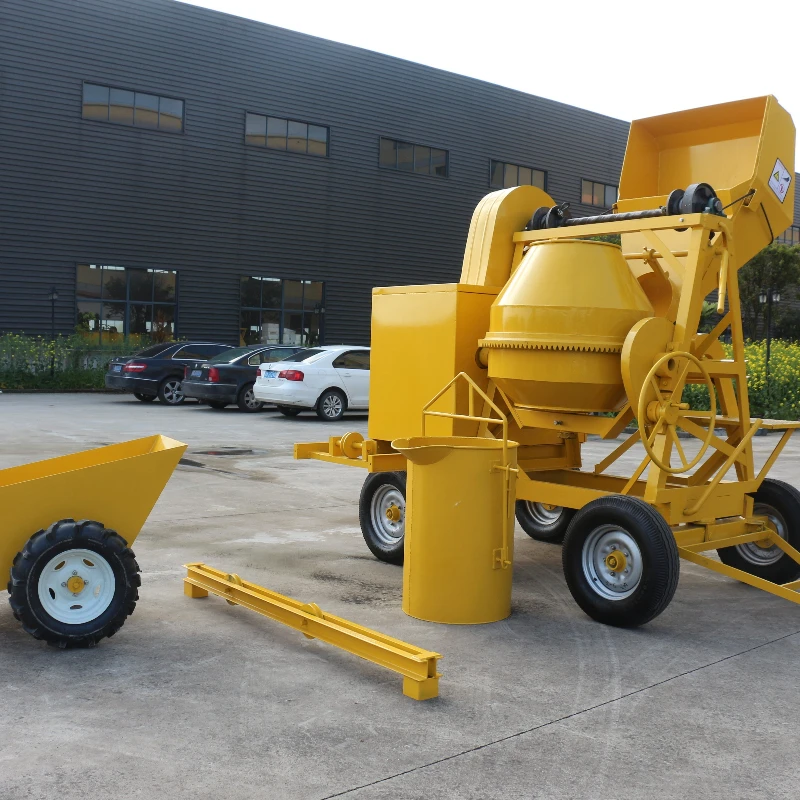 Concrete mixer with lift A2-510LT mixer with winch diesel concrete ...