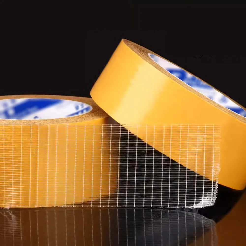 Super Strong Adhesion Mesh High Viscosity Transparent Double Sided Grid ...