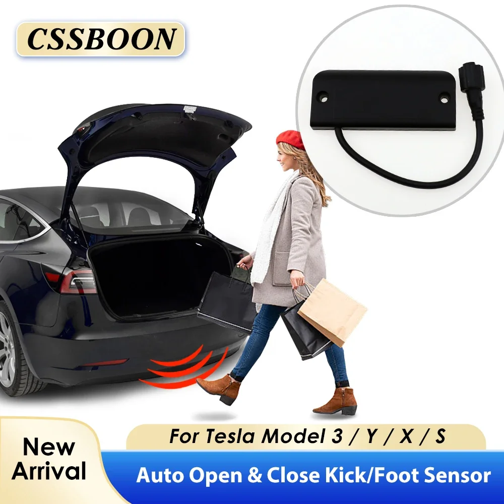 CSSBOON Car Tailgate Kick Foot Sensor For Tesla Model 3 Y X S Automatic ...
