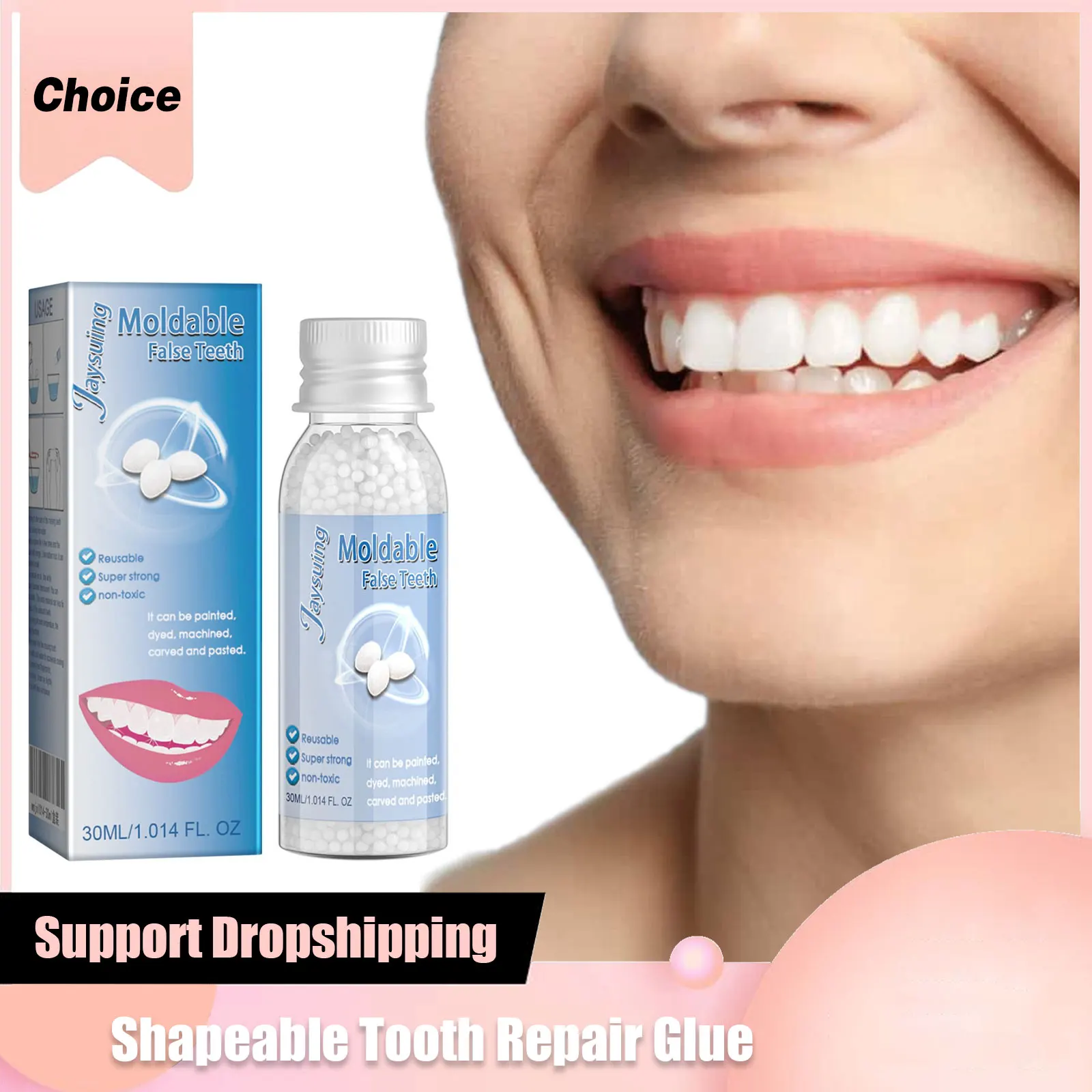 Temporary-Tooth-Repair-Kit-Shapeable-Resin-Tooth-Glue-Teeth-Gap-Filling ...