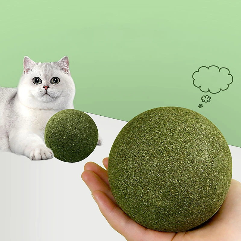Super-Large-Catnip-Ball-10cm-Cat-Grass-Self-Hi-Relieving-Stuffy-Insect ...