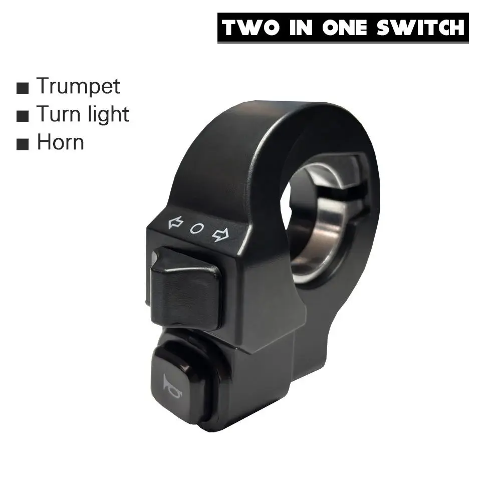 22mm-Motorcycle-Handlebar-Switch-Turn-Signal-Horn-2-in-1-Switch-On-Off ...