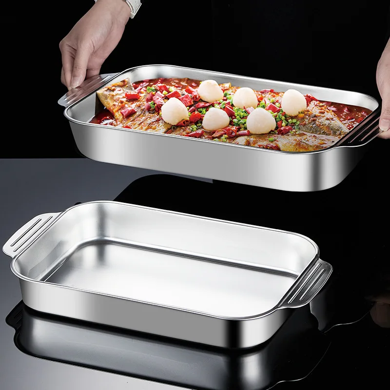 Kitchen-Stainless-Steel-Baking-Tray-Multifunctional-Food-Grade-Non ...