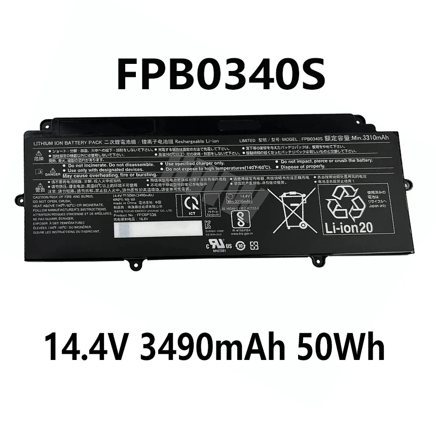 Bater-a-FPB0340S-14-4-V-3490mAh-50Wh-para-Fujitsu-LifeBook-U937-U938 ...