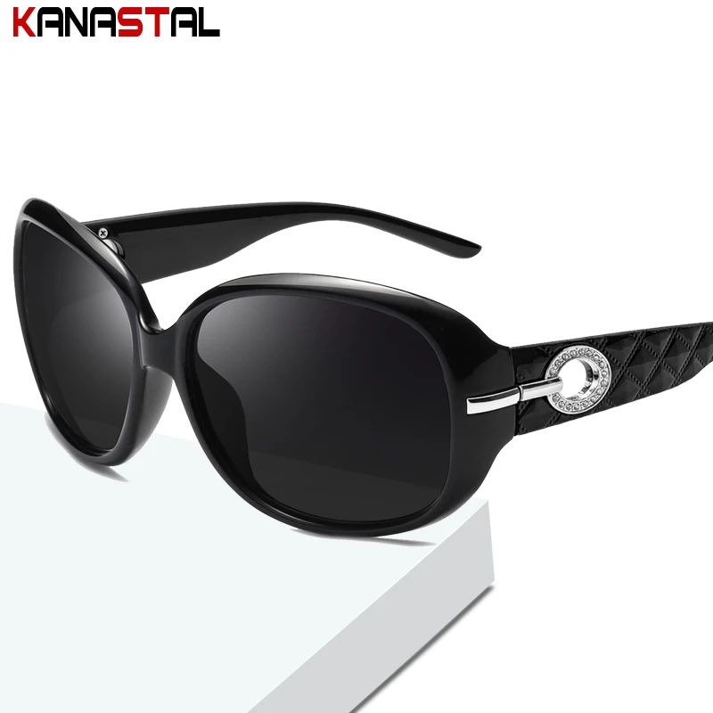 Women's Polarized Sunglasses Uv400 Sun Protection Eyeglasses Classic ...
