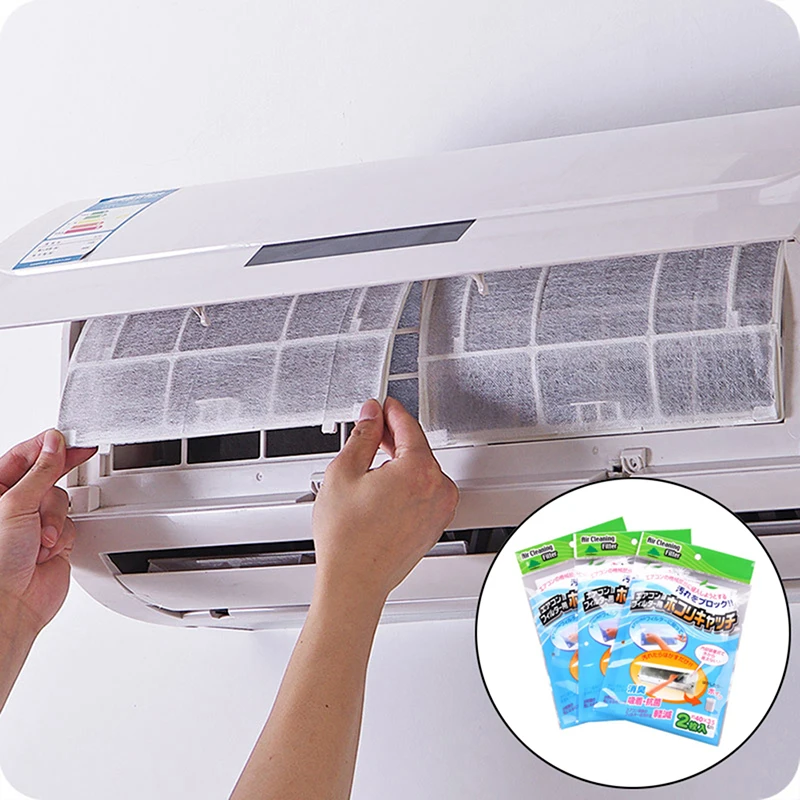 2PC Air Conditioning Wind Outlet Dustproof Protection Cover DIY Self ...