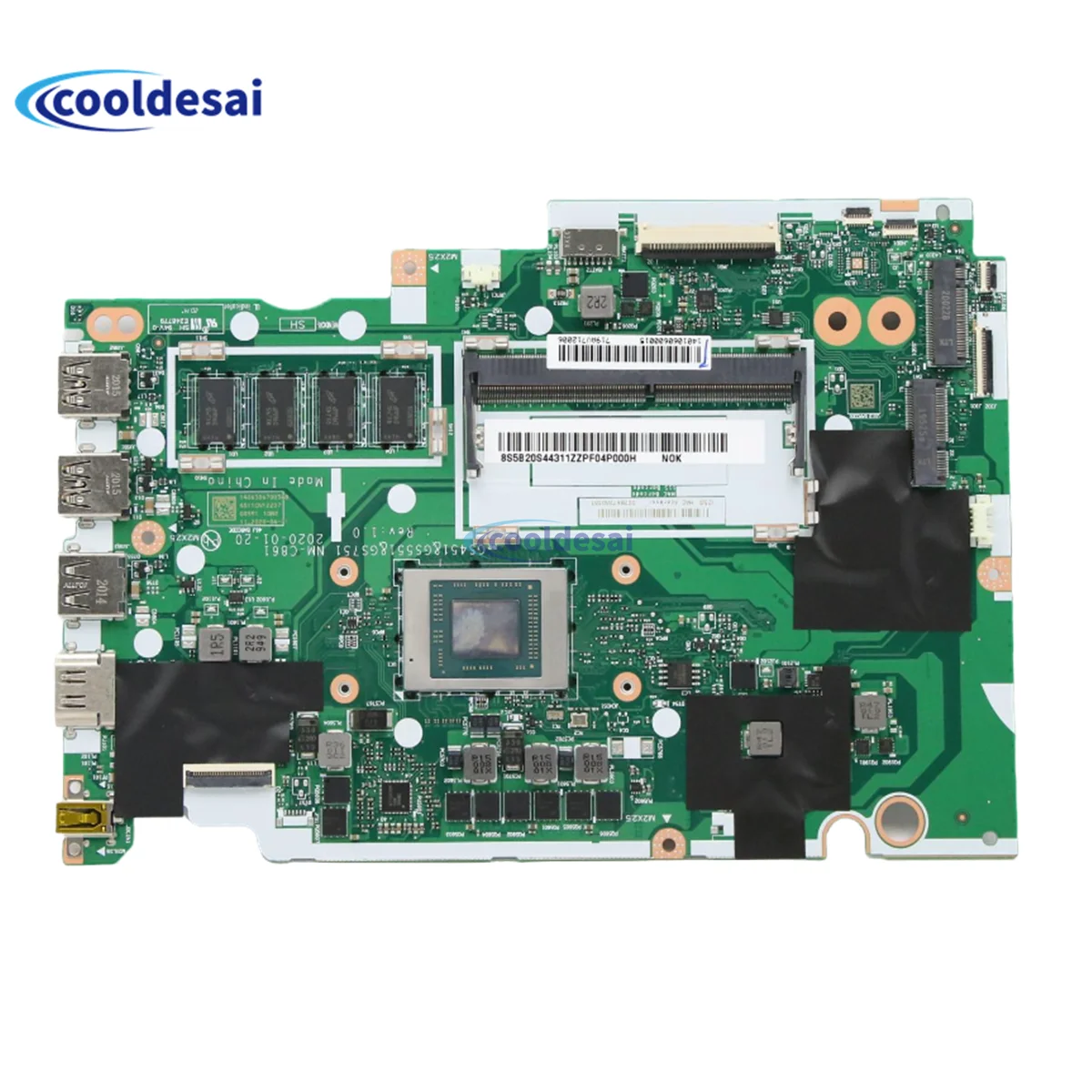 Placa base NM-C861 para portátil Lenovo IdeaPad 3-15ARE05, con R3, R5, R7, CPU, 4GB de RAM, 100% ...