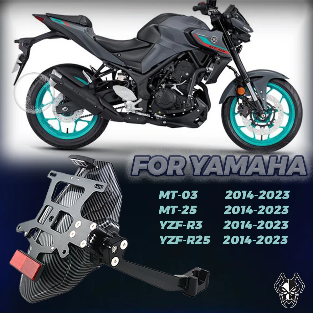 Motocicleta traseira Mudguard para YAMAHA, Wheel Splash Guard, Fender ...