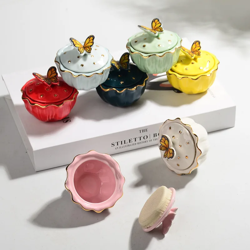 New Butterfly Shaped Ceramic Memorial Urn Jar, Moisture Resistant ...
