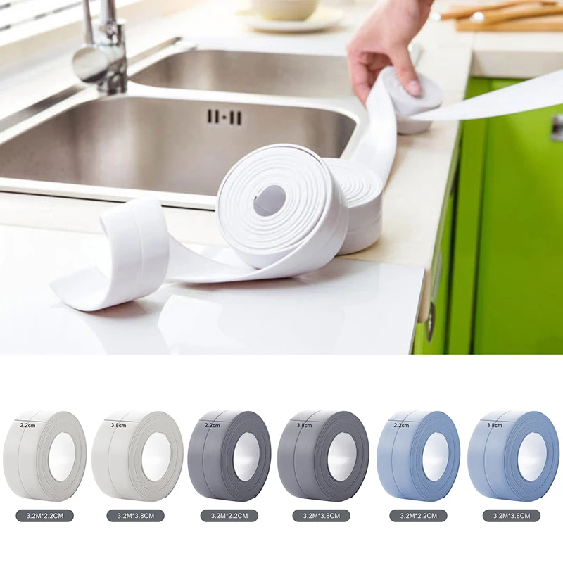 Kitchen-And-Bathroom-3-8cm-3-2m-Waterproof-Tape-Seam-Sealing-Strip ...
