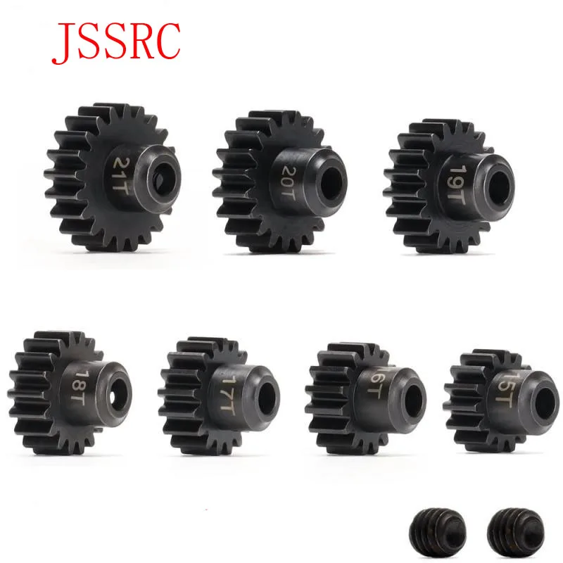 Hardened-Steel-Pinion-Motor-Gear-15T-16T-17T-18T-19T-20T-21T-Teeth-1Mod ...