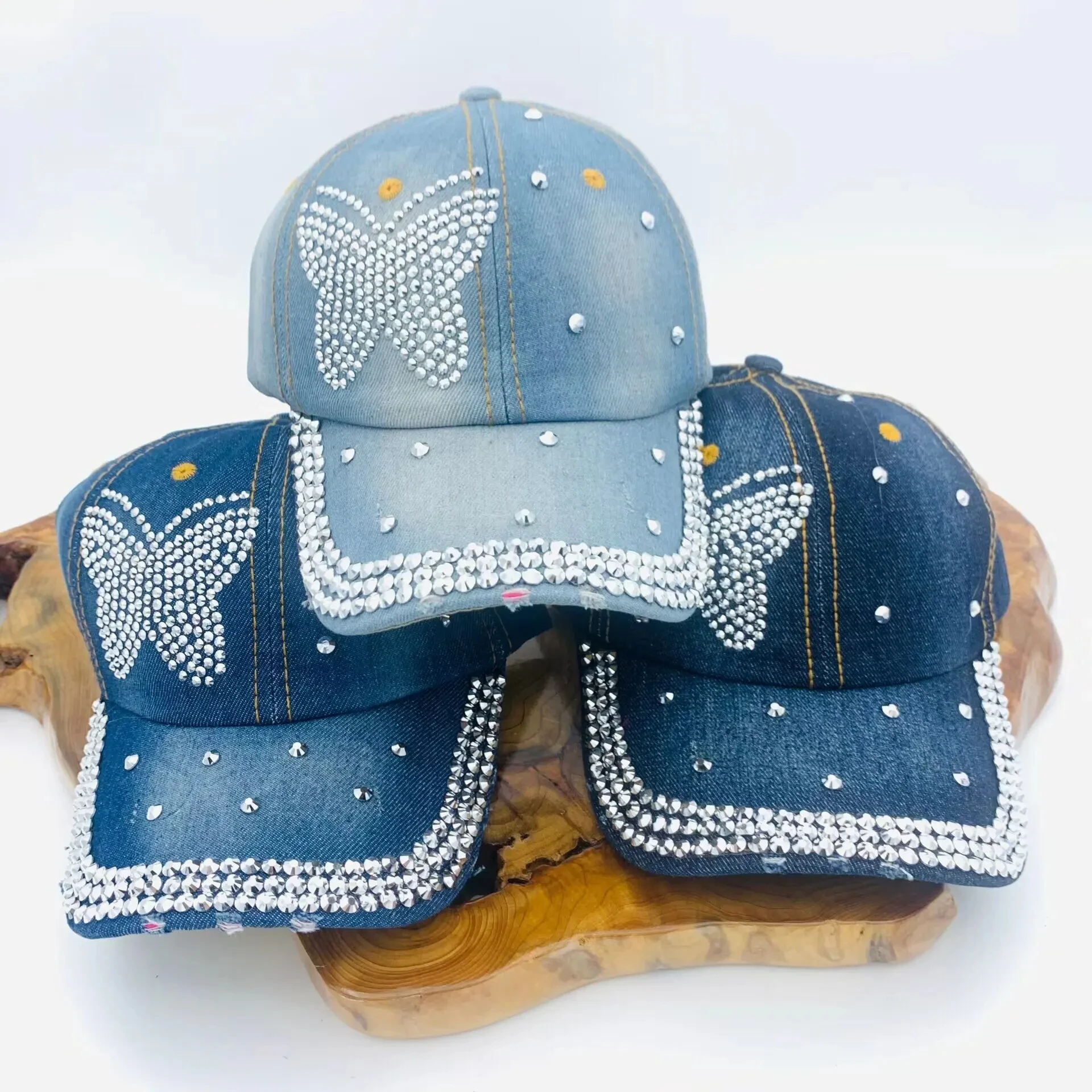 Cowboy Baseball Cap Butterfly, Fashionable Women, Spring and Autumn ...