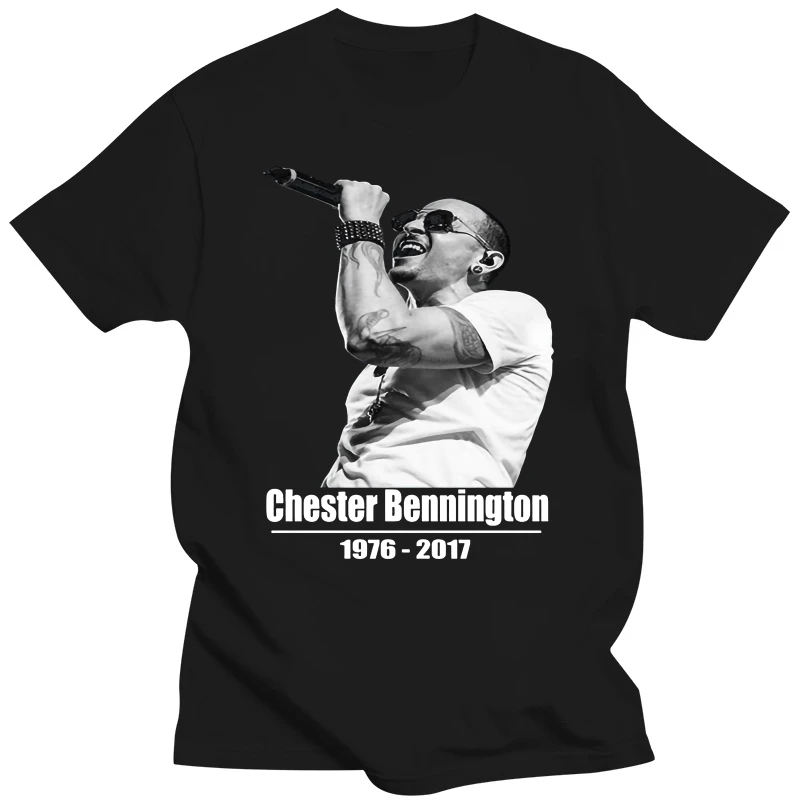 Chester-Bennington-Tribute-Custom-Men-Shirt-Size-S-2xl-T-shirt-Summer ...