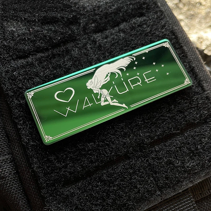 Metal-Patches-Never-Stops-for-Backpack-Clothing-Decorative-Cute-Girl ...