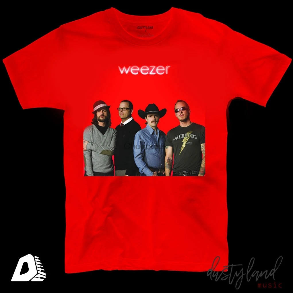 Band WEEZER RED T Shirt| | - AliExpress