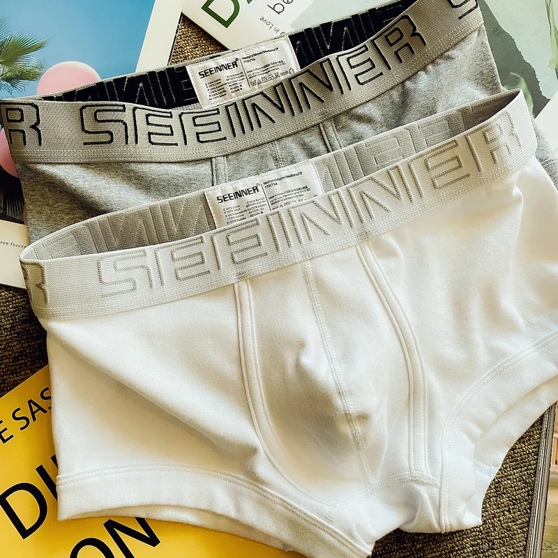 2pcs-lot-Men-s-underwear-men-s-pure-cotton-boxer-shorts-European-and ...