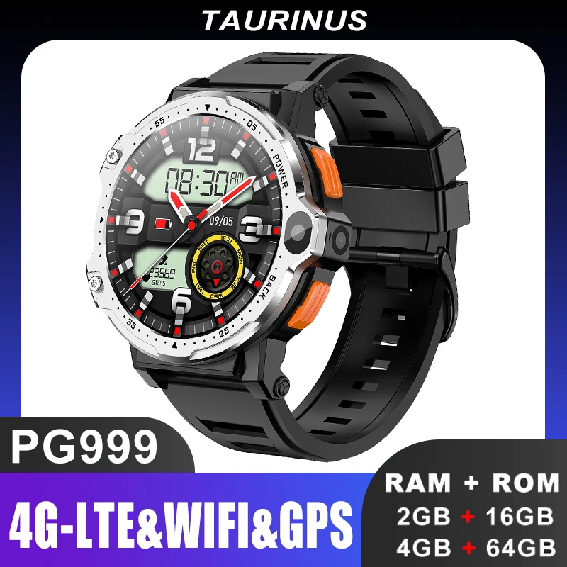 PG999-Smart-Watch-1-54inch-Screen-4G-Wifi-Dual-Camera-Bluetooth-Call ...