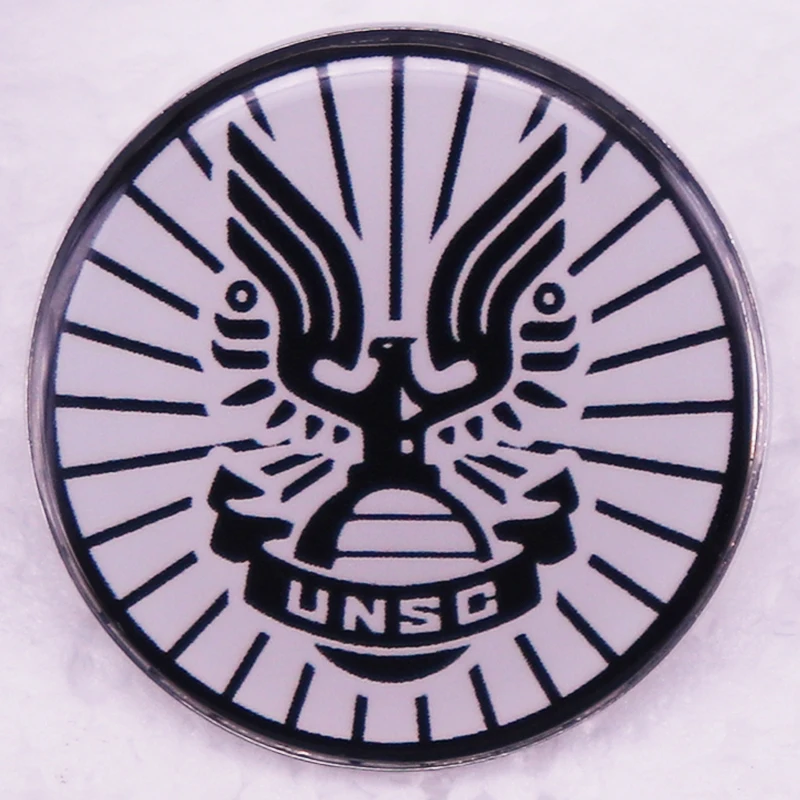 Halo-UNSC-Logo-Enamel-Pin-United-Nations-Space-Command-Brooch-Metal ...