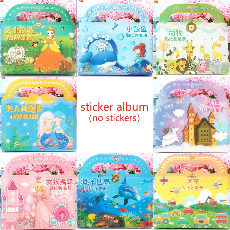 Stickers Boys Girls Children Sticker Book | Stickers Girls Album ...