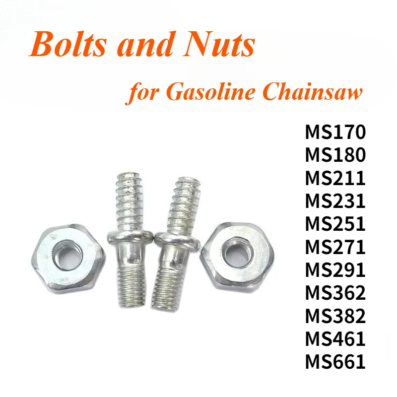 Chainsaw Guide Bar Bolt and Nut for MS170 MS180 MS211 MS231 MS251 MS271 ...