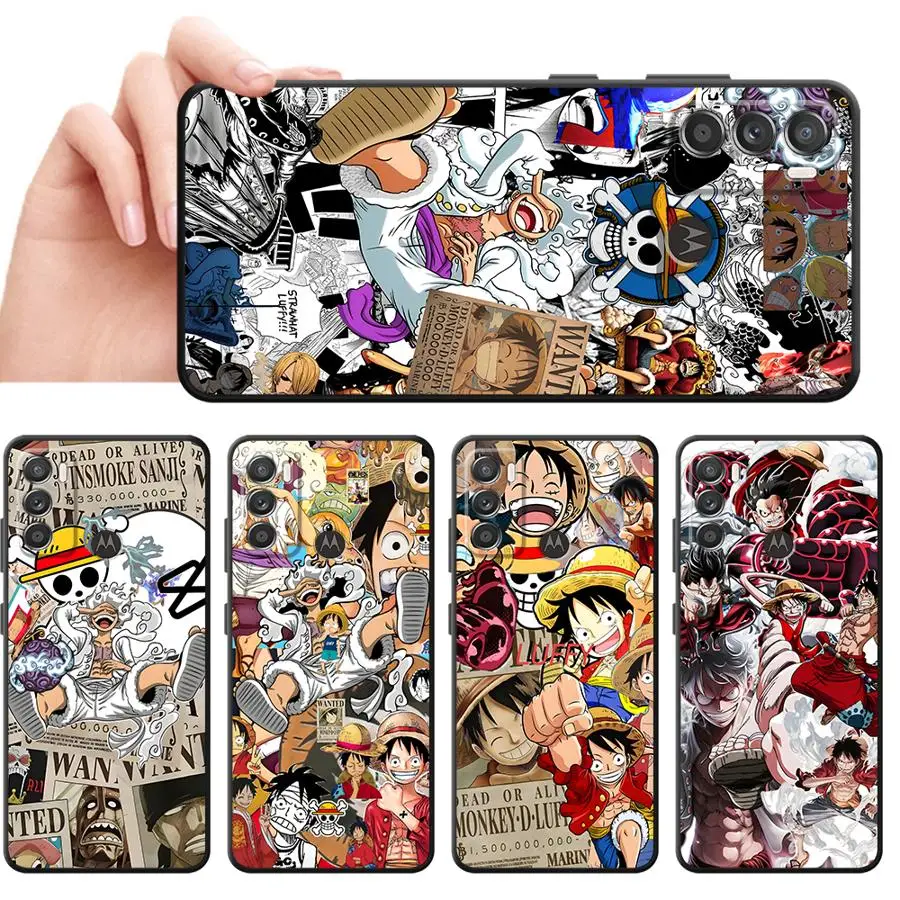 One Piece Anime Luffy Soft Shell Case for Motorola Moto G51 G73 G22 ...