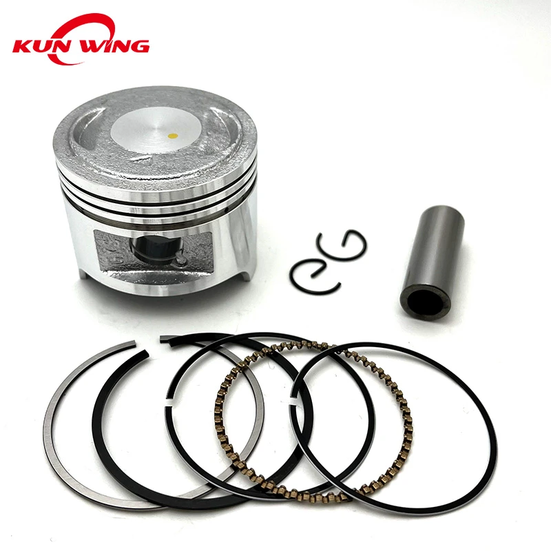 Motorcycle 53.5mm Piston (14mm Pin) and Ring Kit For Qingqi Suzuki ...