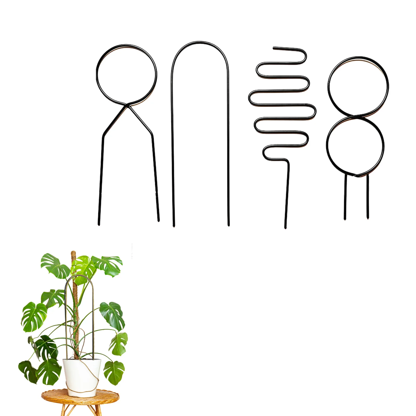 Tuteur Plante,Petit Support en treillis métallique pour plantes ...