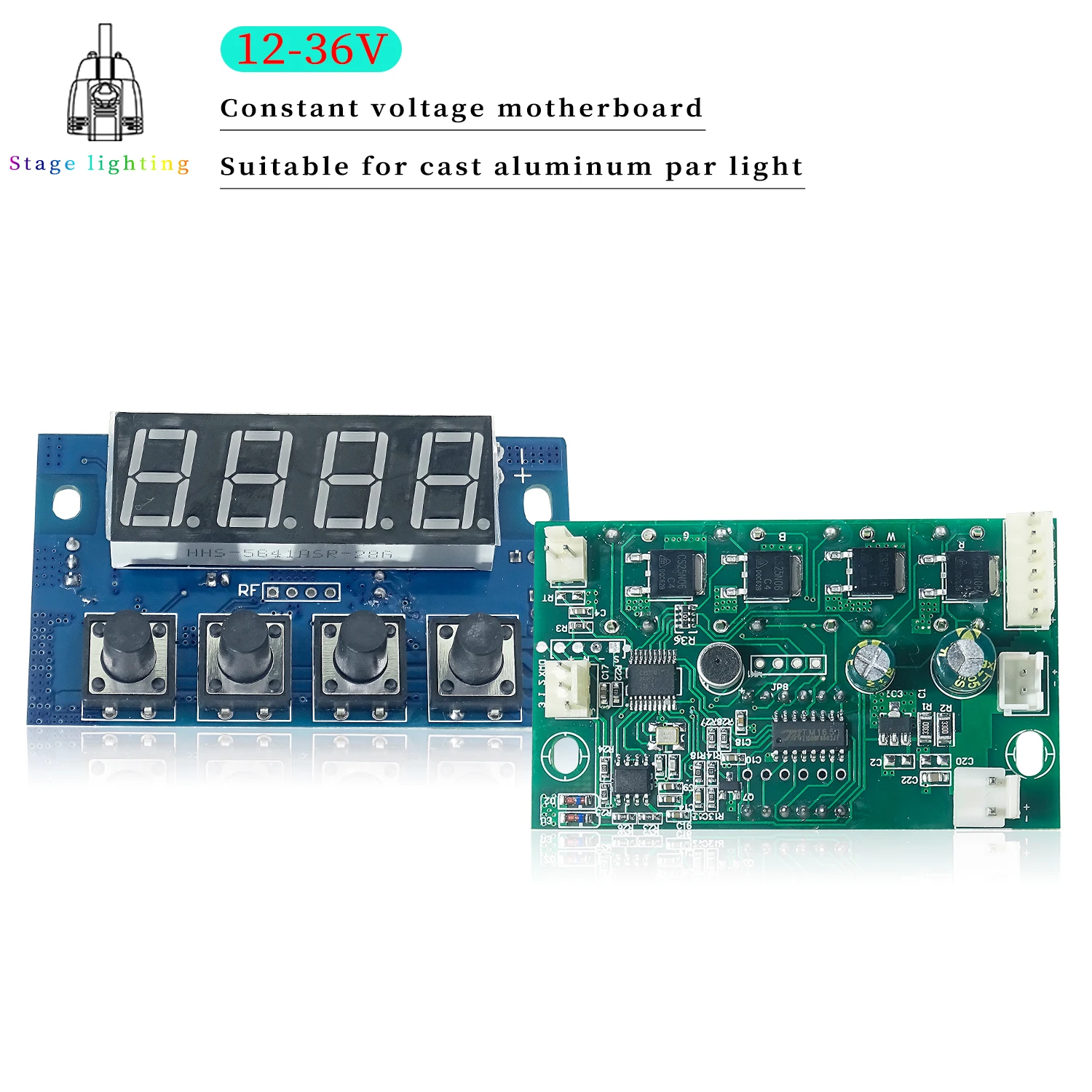 Led Par Light Motherboard For 18x12w 24x12w 54x3w RGBWA UV 3in1/4in1 ...