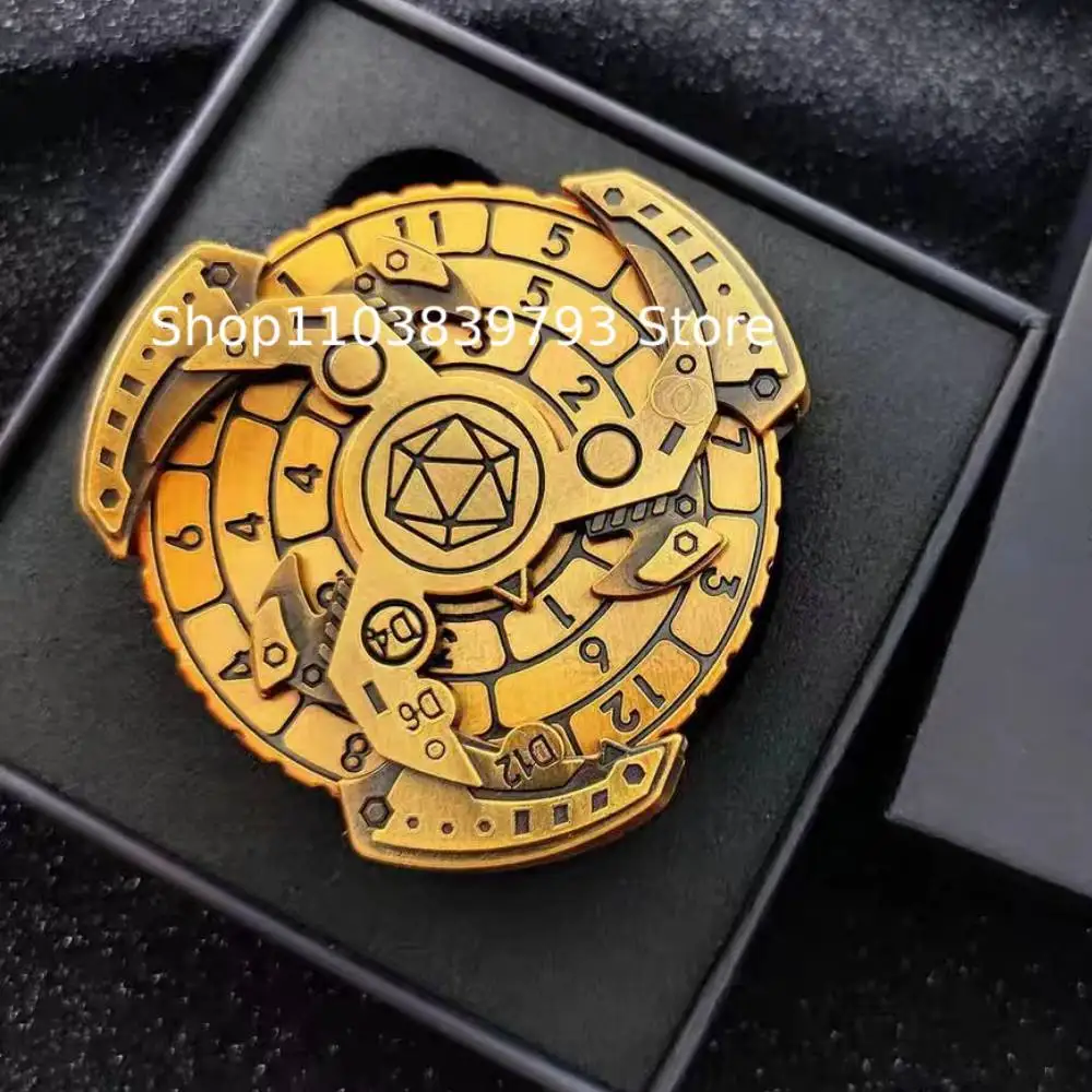Mechanical-Spinner-Stress-Relief-Toys-Fingertip-Rotating-Metal-Dice-for ...