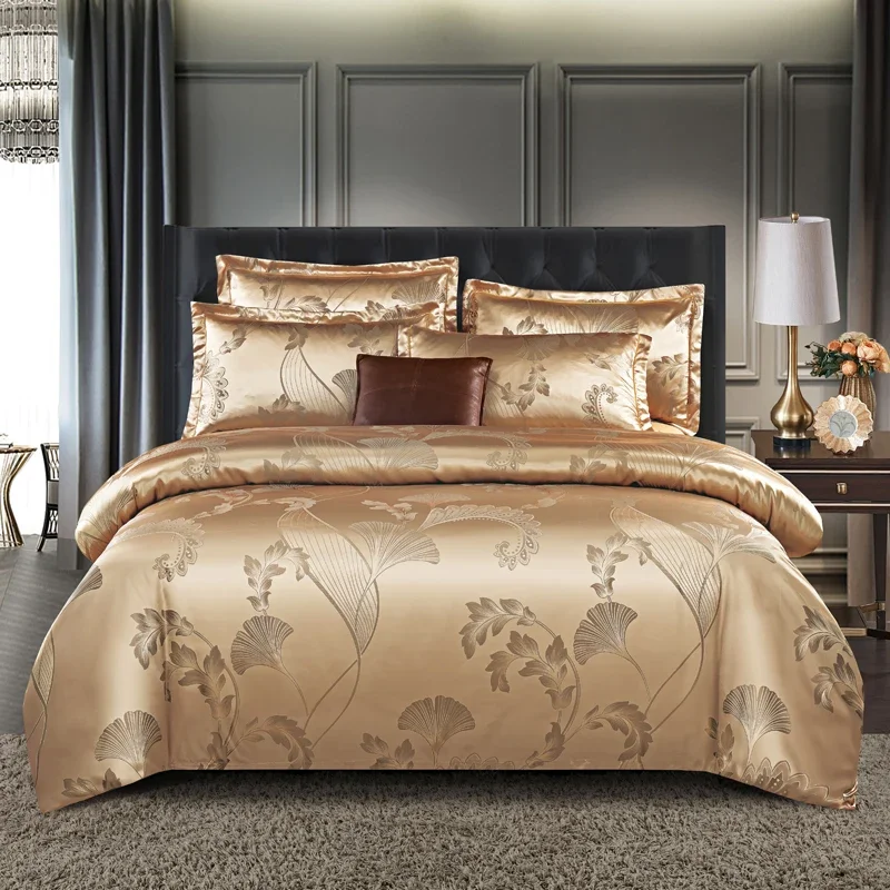 High-End-Jacquard-King-Size-Bedding-Set-Luxury-European-Wedding-Bedding ...