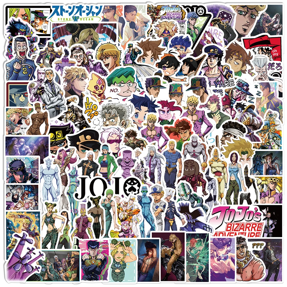 10/30/50/100Pcs/Set Anime JoJo Bizarre Adventure Graffiti Stickers ...