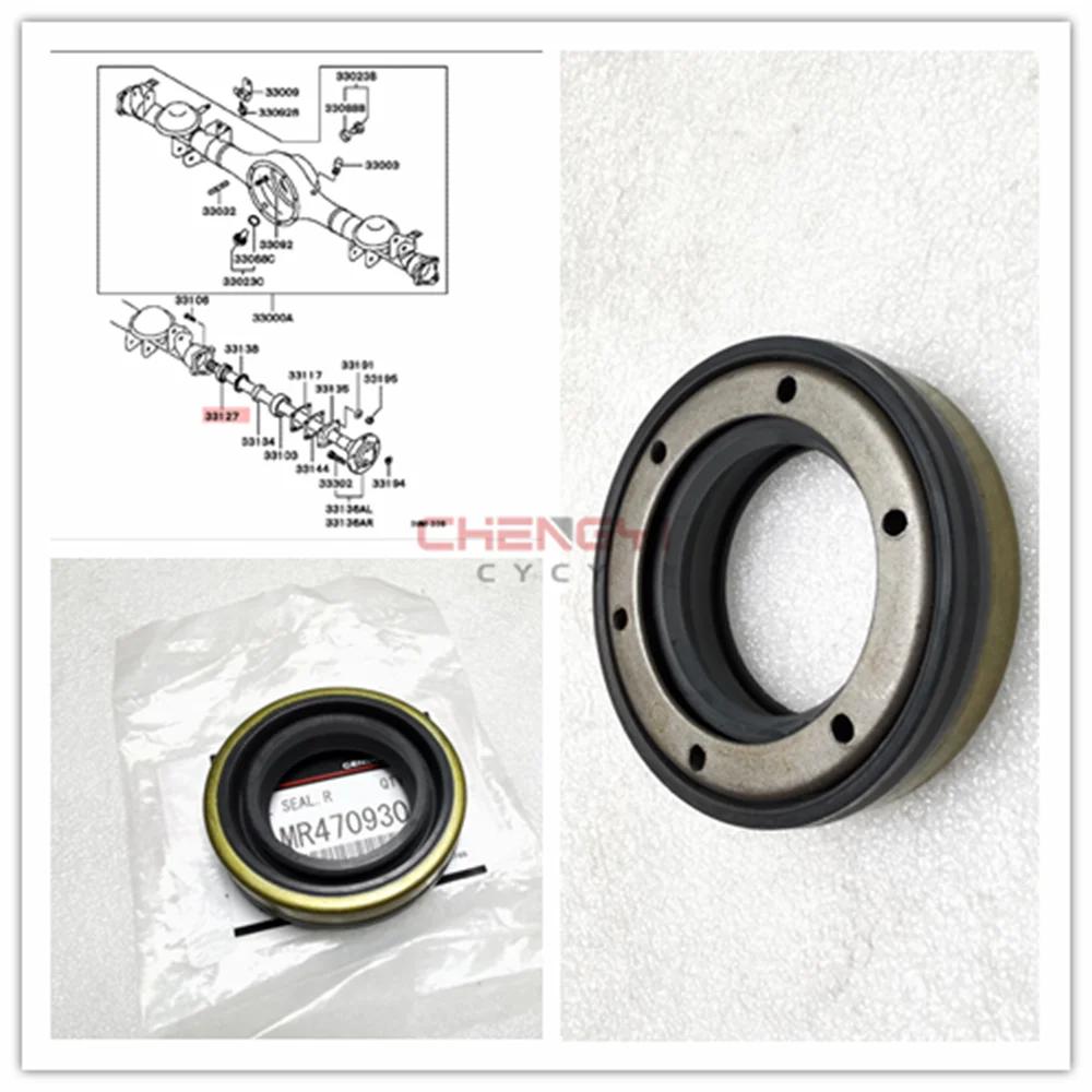 Rear-Axle-Shaft-Oil-Seal-for-Mitsubishi-Pajero-IO-Pinin-1998-2007-H65W ...