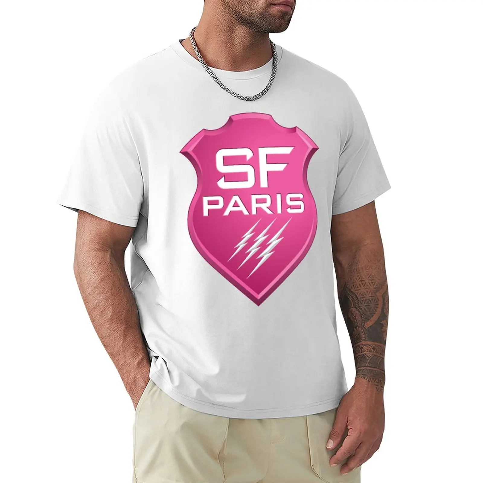 Stade-francais-paris-rugby-T-Shirt-Aesthetic-clothing-boys-whites ...