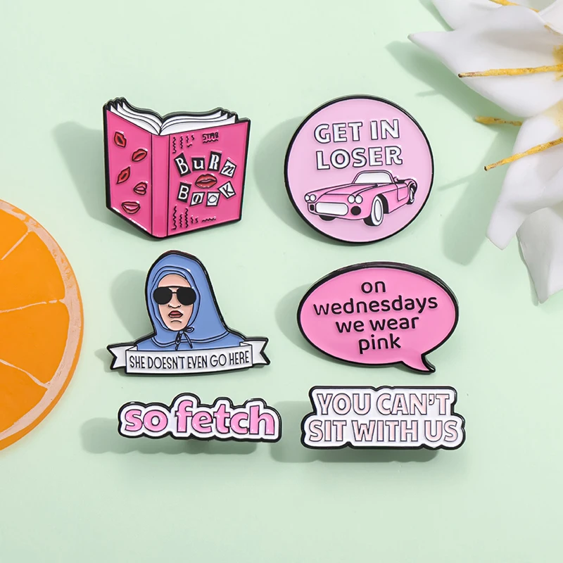 Mean-Girls-Enamel-Pins-She-Doesn-t-Even-Go-Here-Brooches-Lapel-Badge ...