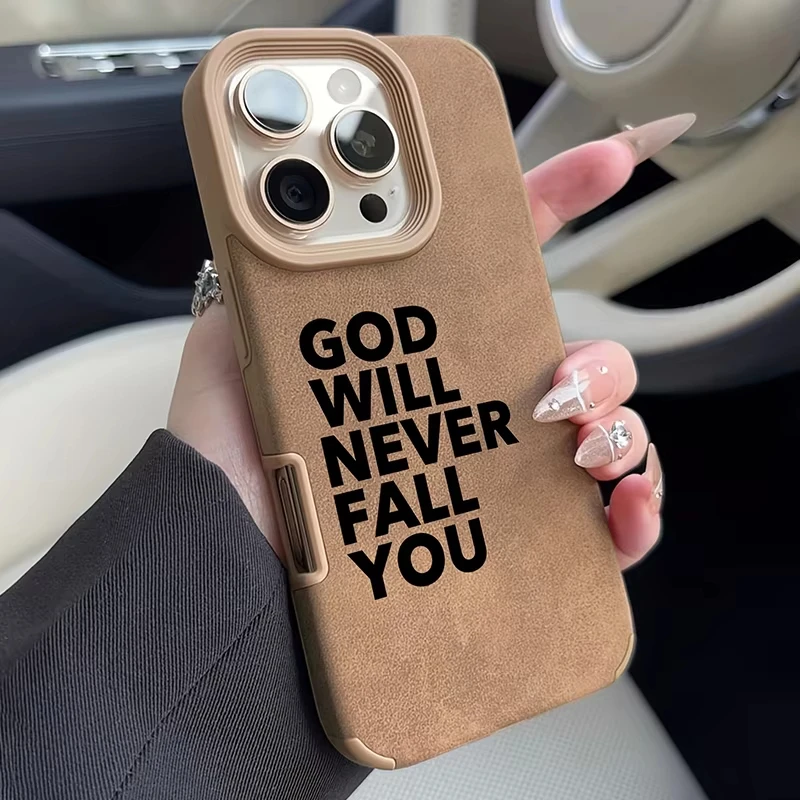 Inspirational Slogan Silicone Protective Phone Case For iPhone 16 Pro ...