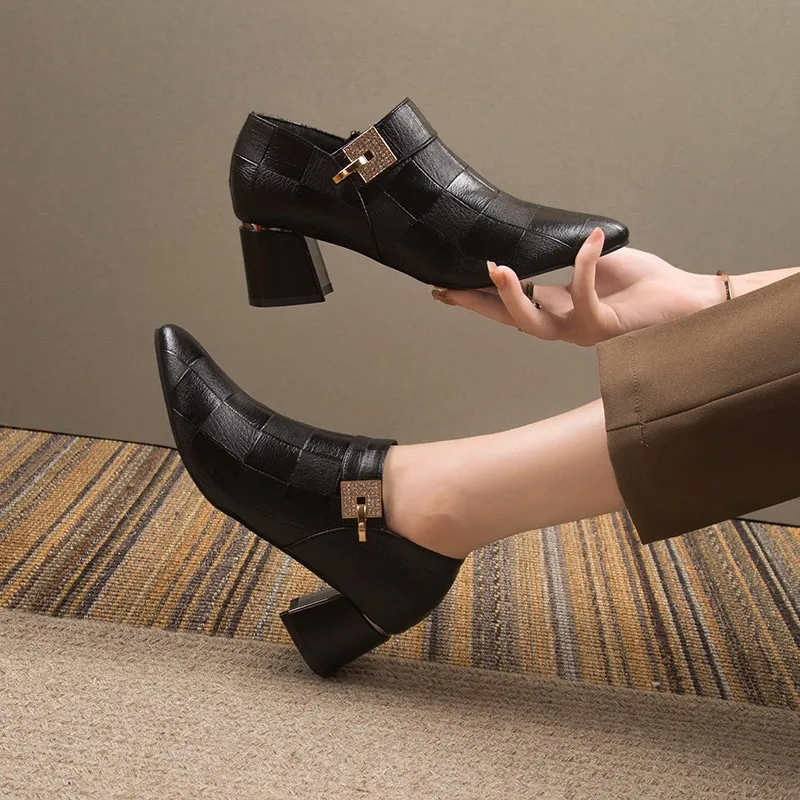 2021-New-Spring-Autumn-Good-Quality-Single-Shoes-Women-Pointed-Toe ...