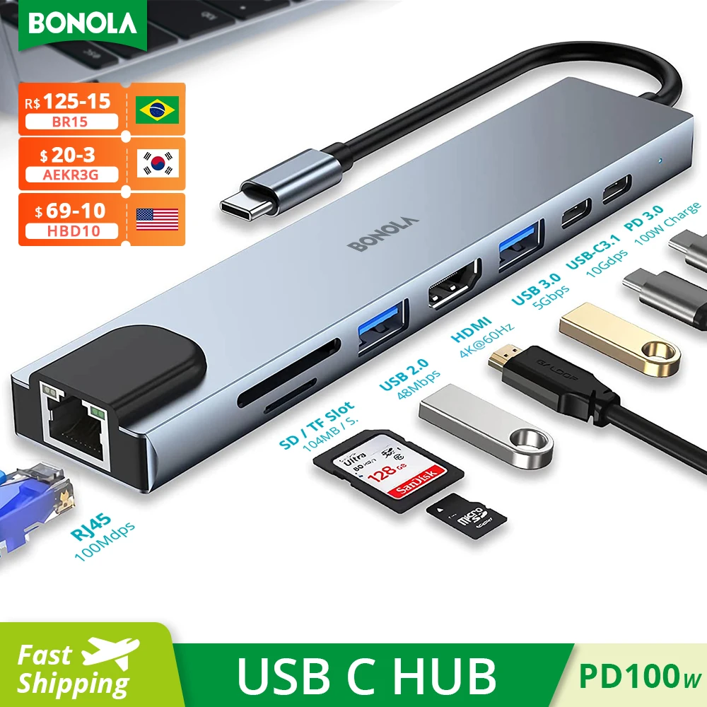 Usb Hub Macbook Air M1 | Usb C Hub Hdmi Macbook Pro | Hub Usb C Macbook ...