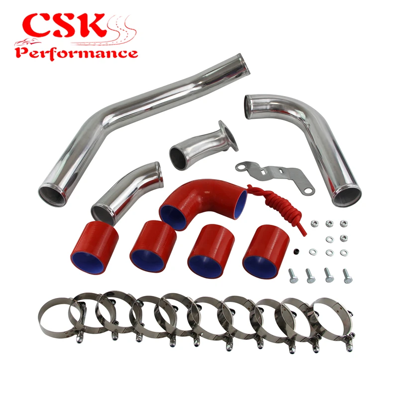 Red Evo X Intercooler Pipes