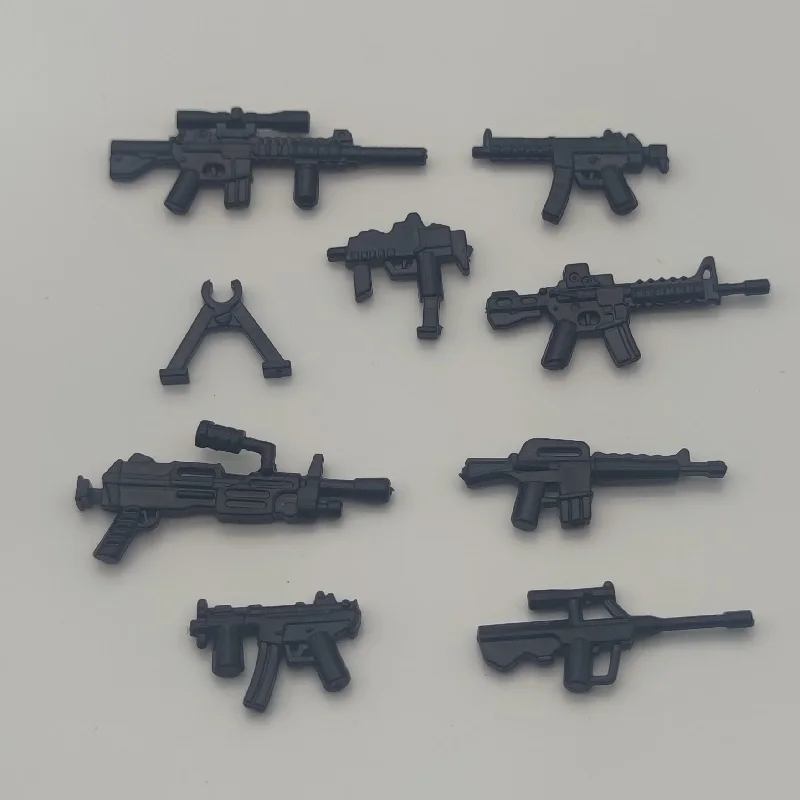 8PCS-SET-Submachine-Guns-Building-Blocks-Bricks-Military-WW2-City-SWAT ...