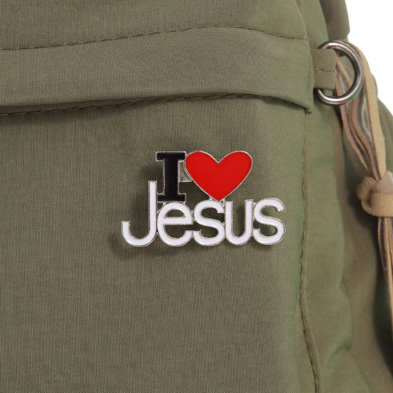 Enamel-Brooch-Pins-I-LOVE-JESUS-Saint-Christ-Metal-Badges-Lapel-Pins ...
