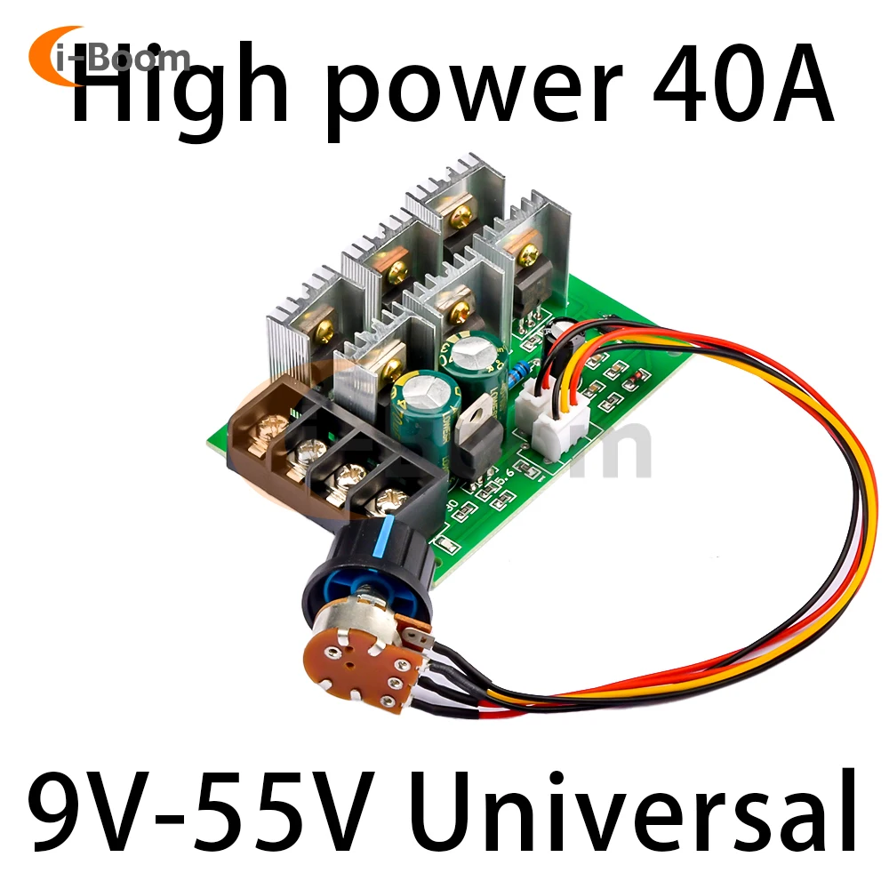 DC9-55V-PWM-Motor-Governor-Motor-Pump-Speed-Controller-Driver-40A-2000W ...