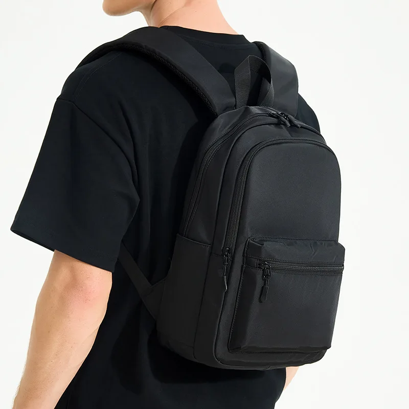 Men's Black Lightweight Commuter Small Waterproof Backpack Casual ...