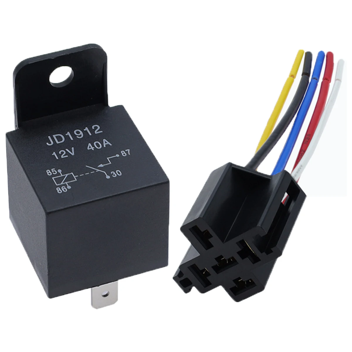4 5 Pin 4P 5P 40A Waterproof Car Relay Long Life Automotive Relays ...