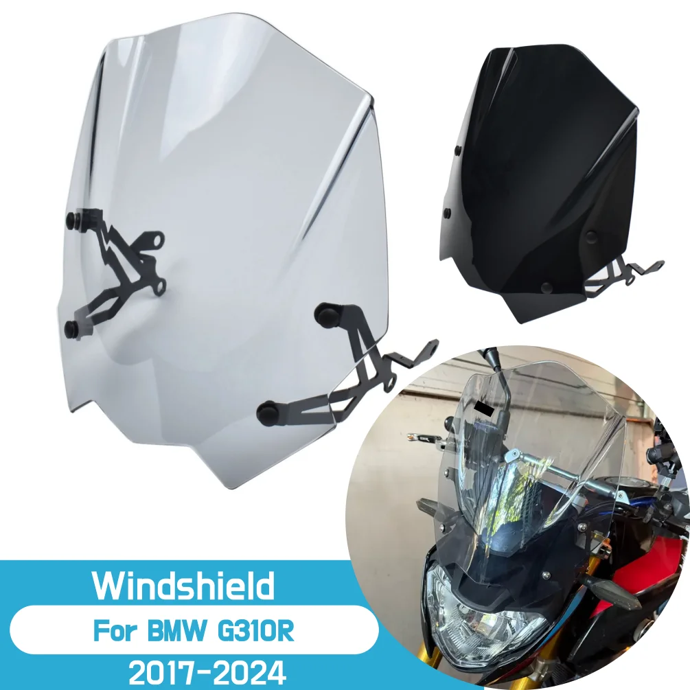 G310R Windshield Windscreen For BMW G310 R 2017-2024 2023 G 310R ...