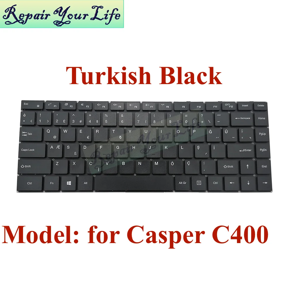US-TR-Turkey-Turkish-Keyboard-for-Casper-C400-Nirvana-C400-5005-4C00X ...