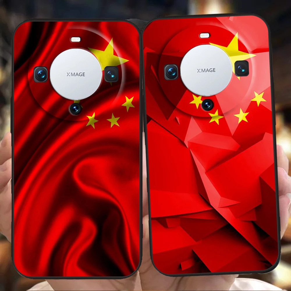 Chinese-National-Flag-Phone-Case-Cover-for-Huawei-Mate-60-Pro-P50-P40 ...