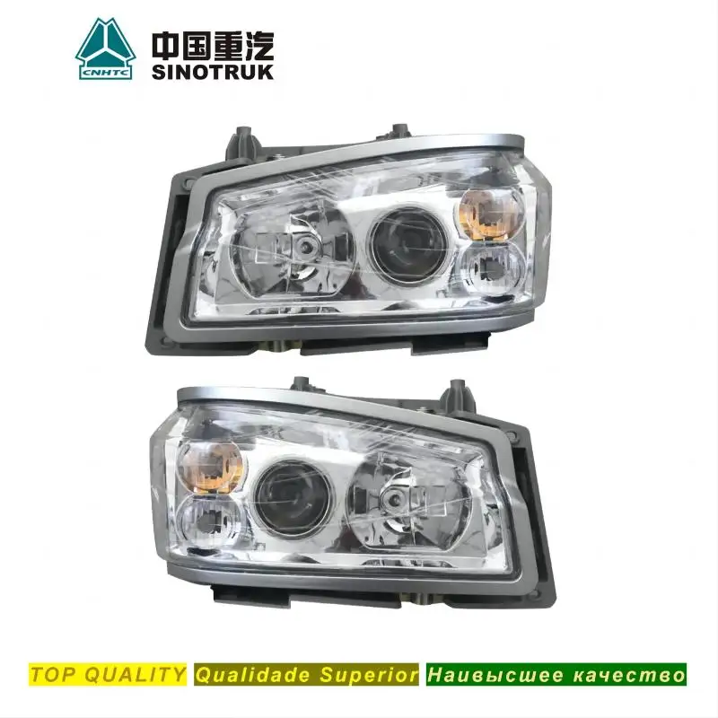 Top Quality HOWO Headlight Front Lamp A Pair of (Left and Right) Head ...