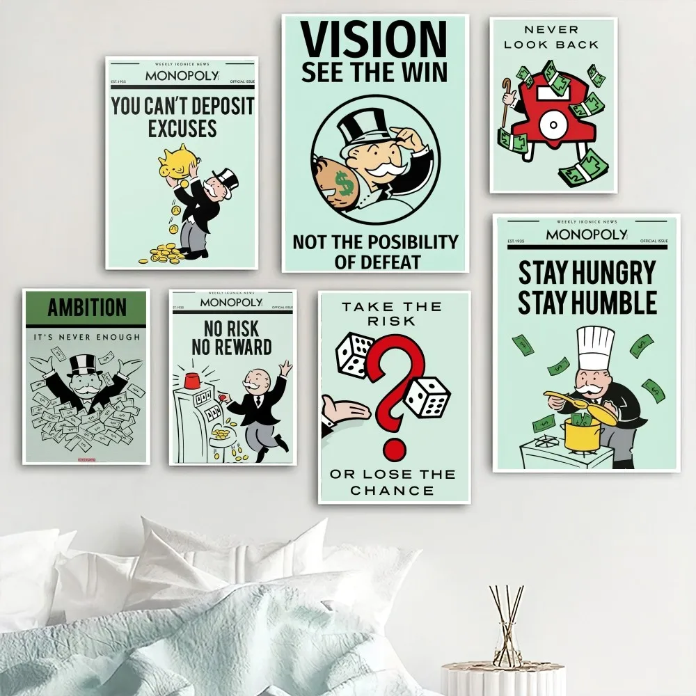 Dollar-M-Monopolys-Poster-Home-Room-Decor-Livingroom-Bedroom-Aesthetic ...