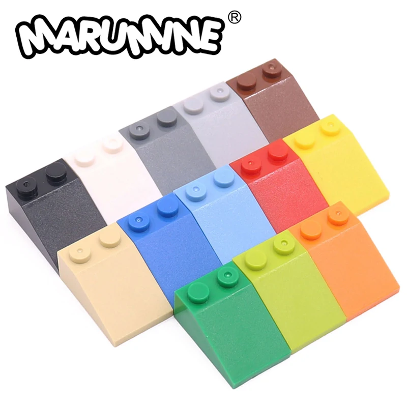 Marumine-30PCS-MOC-Roof-Bricks-33-3x2-Slope-Classic-Building-Blocks-DIY ...